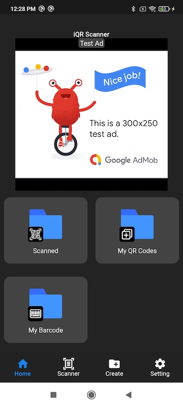 Qr And Barcode Scanner And Generator Qr Application Flutter Full Application With Admob By